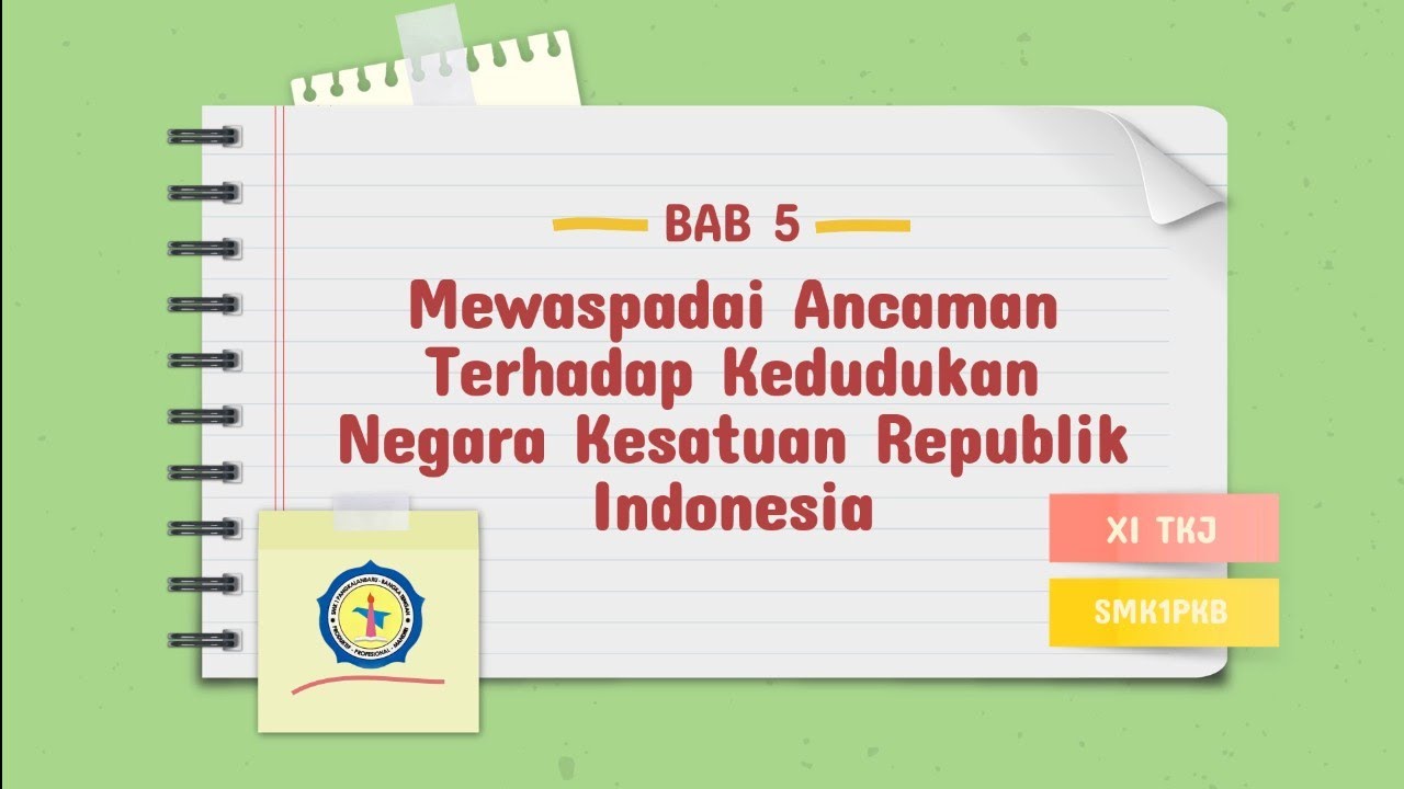 Ppkn Kelas 11 Bab 5 Mewaspadai Ancaman Terhadap Kedudukan Negara