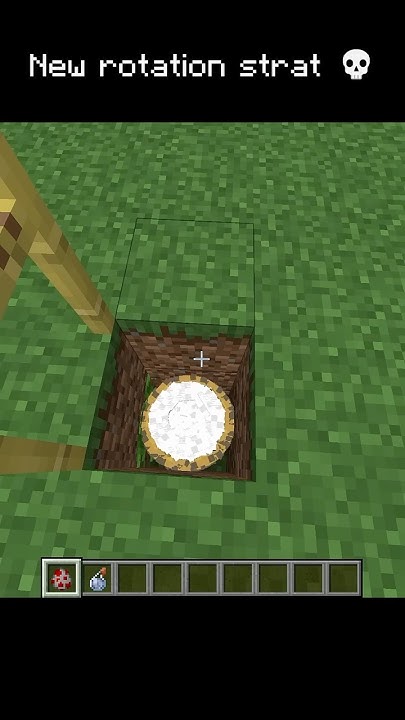 Minecraft rotation strat 💀 #minecraft #shorts - YouTube