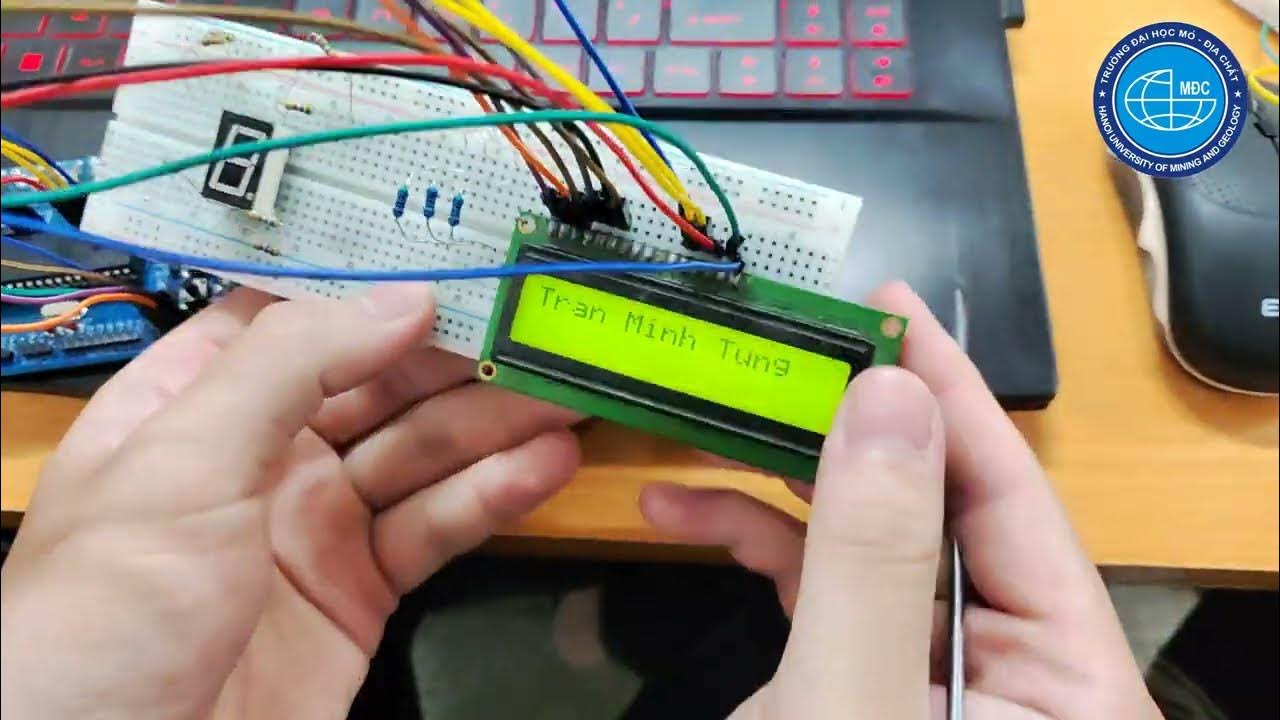 [Bài 5] Lập trình giao tiếp LCD 16x2 với Pic16f887 hoặc Pic16f877a-Đại Học Mỏ-Địa Chất - YouTube