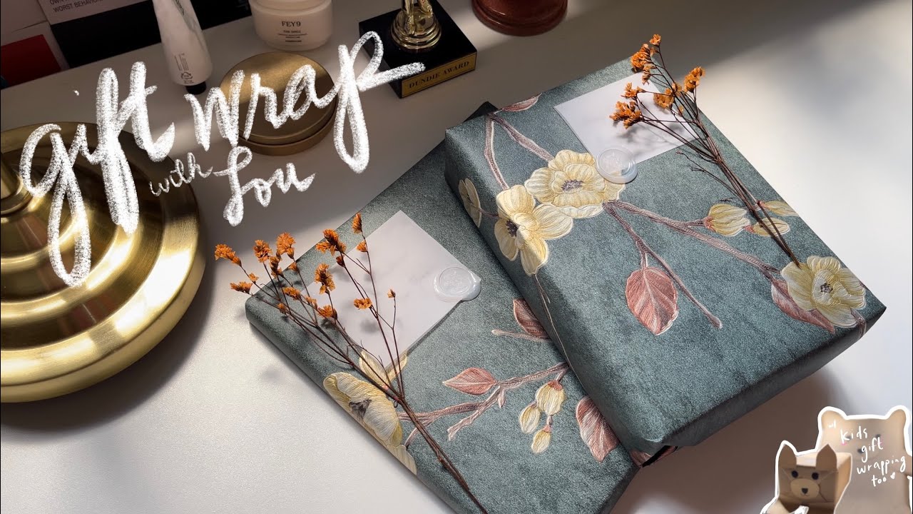 asmr | gift wrapping ideas for christmas (or for other occasions too ...