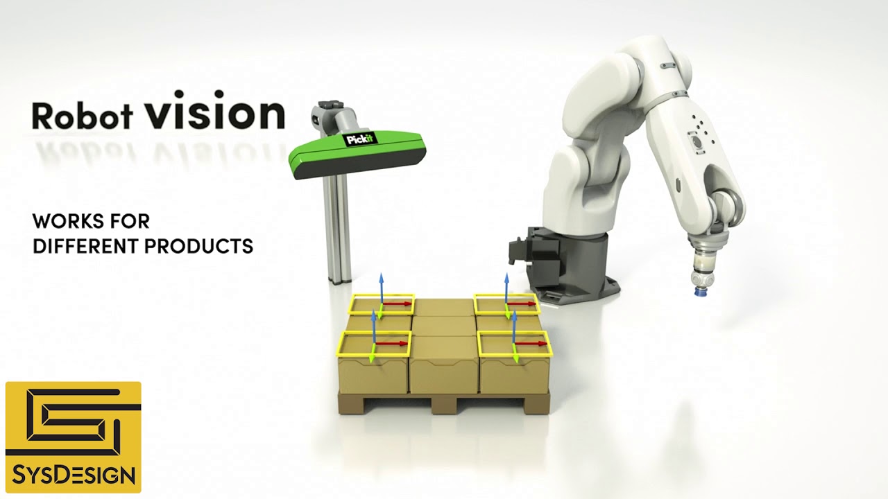 SysDesign - Visione 3D Robot - YouTube