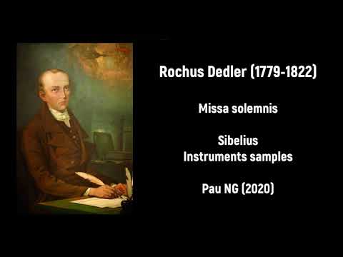 [Sheet music] Rochus Dedler (1779-1822) - Missa solemnis