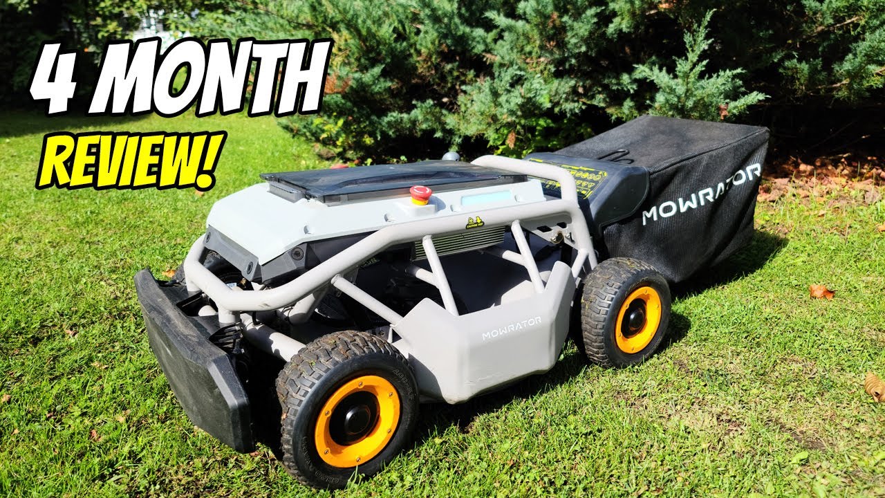 Follow-Up Review On The Mowrator Remote Controlled Lawnmower - YouTube