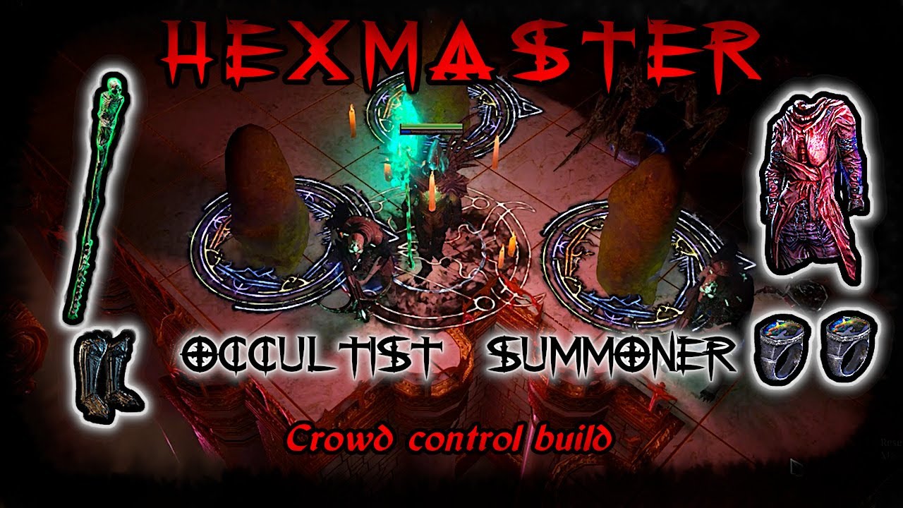 Hexmaster summoner. Crowd-control is so cool! - Path of Exile (3.15 ...