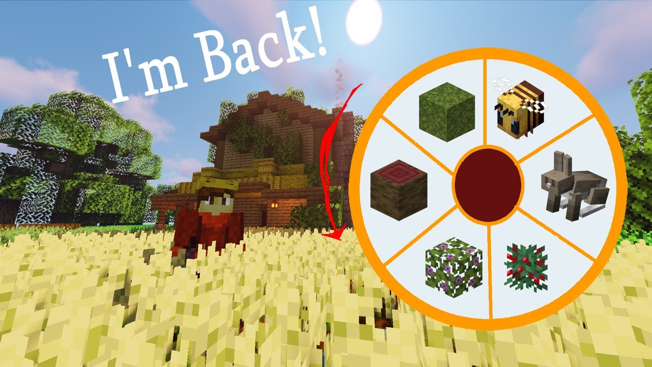 I used a Spinning Wheel to build a Custom Biome in Minecraft! - YouTube