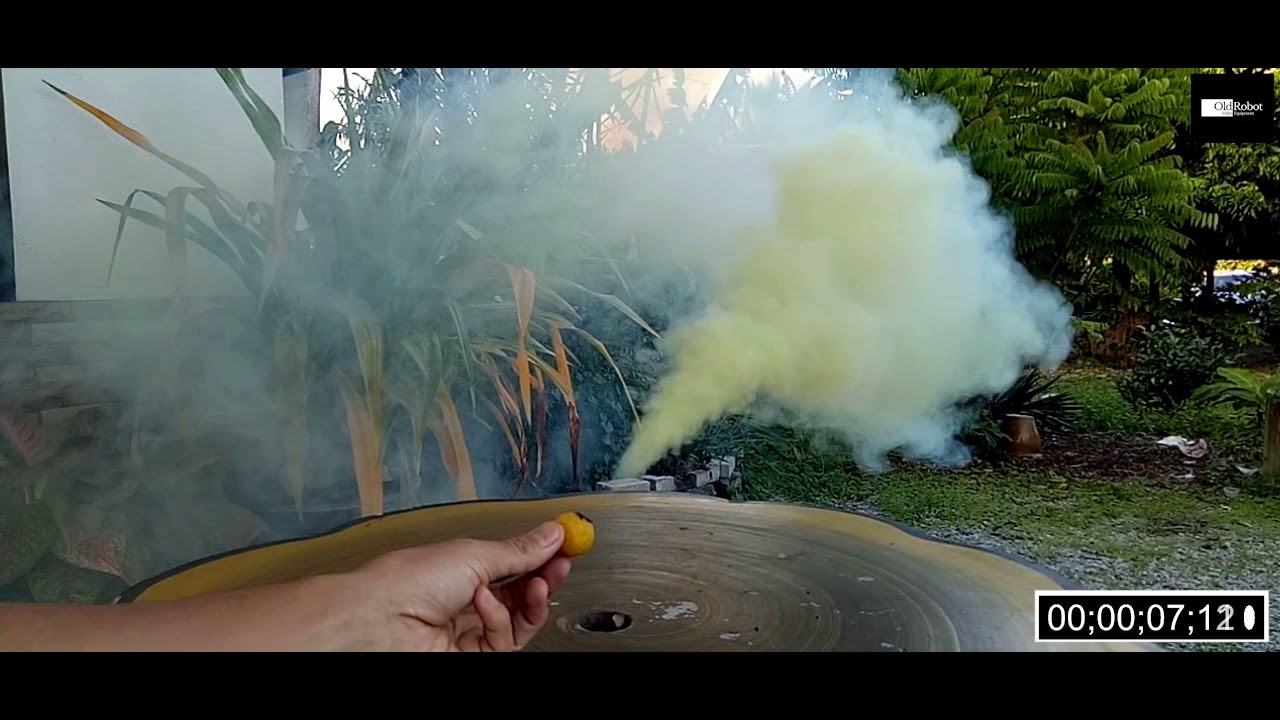 Smoke Ball - Yellow Color - YouTube