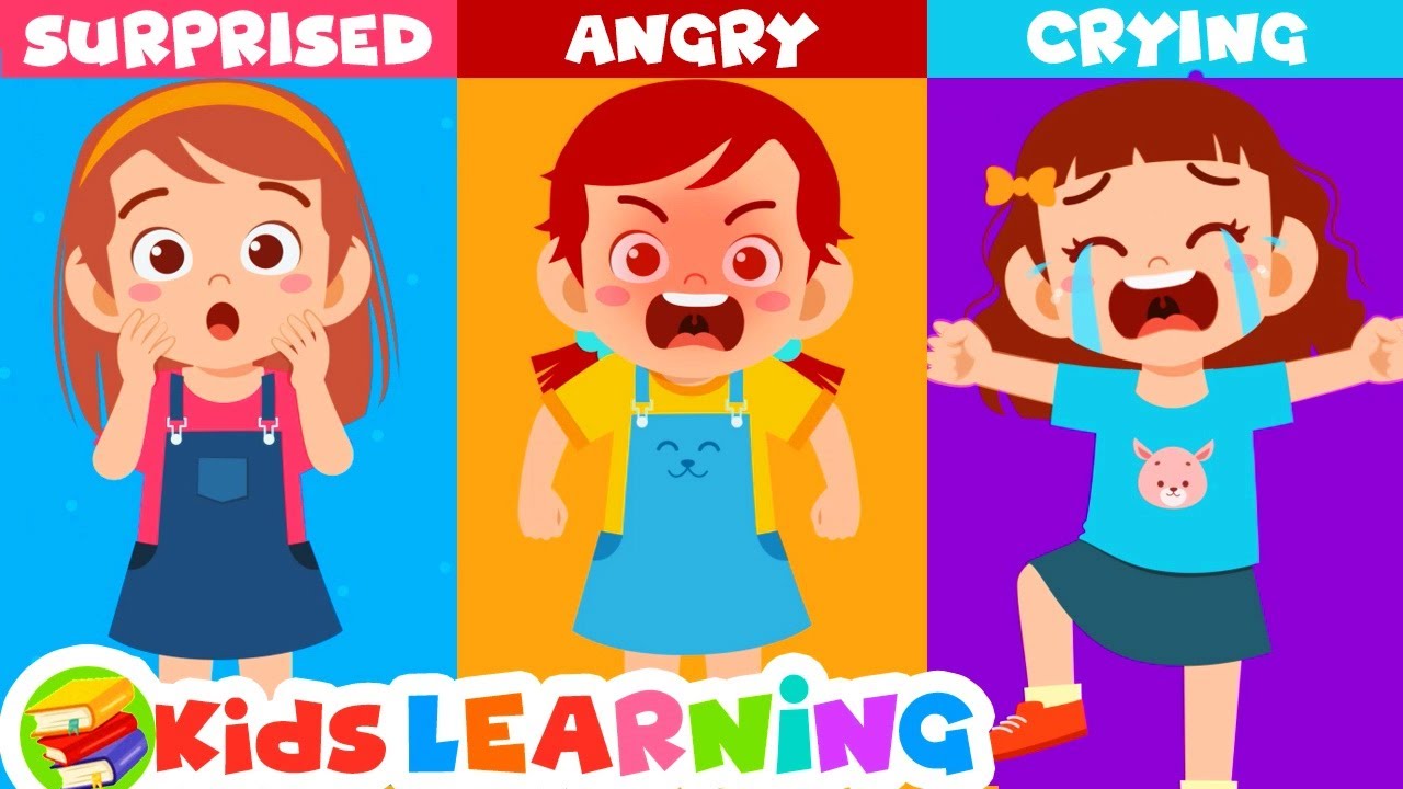 Feelings and Emotions for Kids 😃😭 (Part 1) 📚 Vocabulary for Kids ...