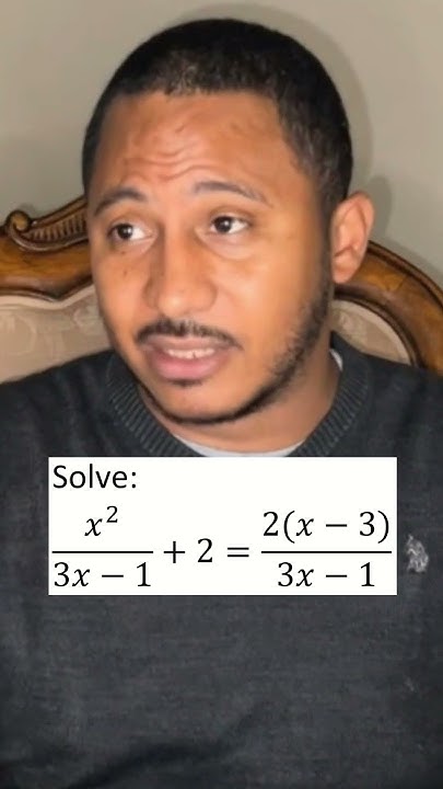Problem of the Day: Rational Equations - YouTube
