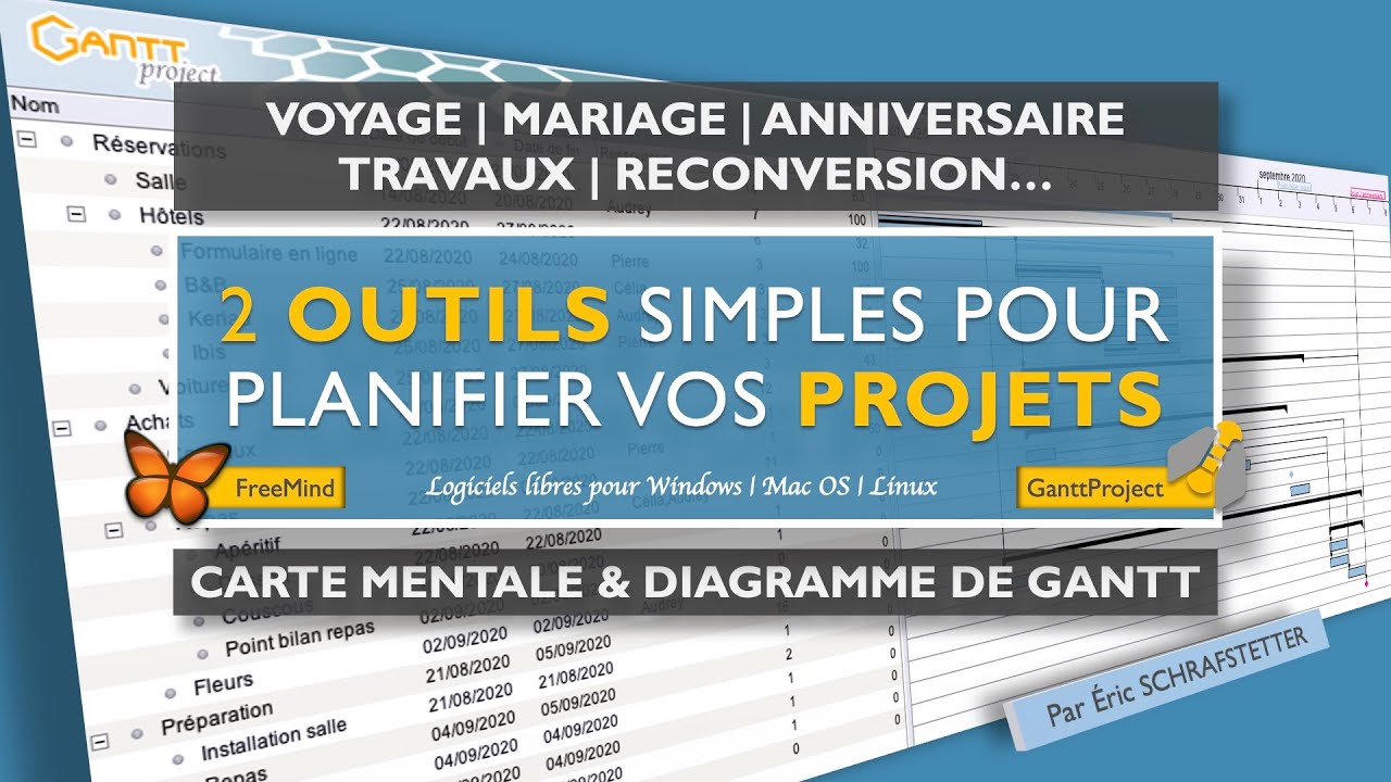 2 outils pour planifier tous vos projets de voyages, fêtes, travaux ...