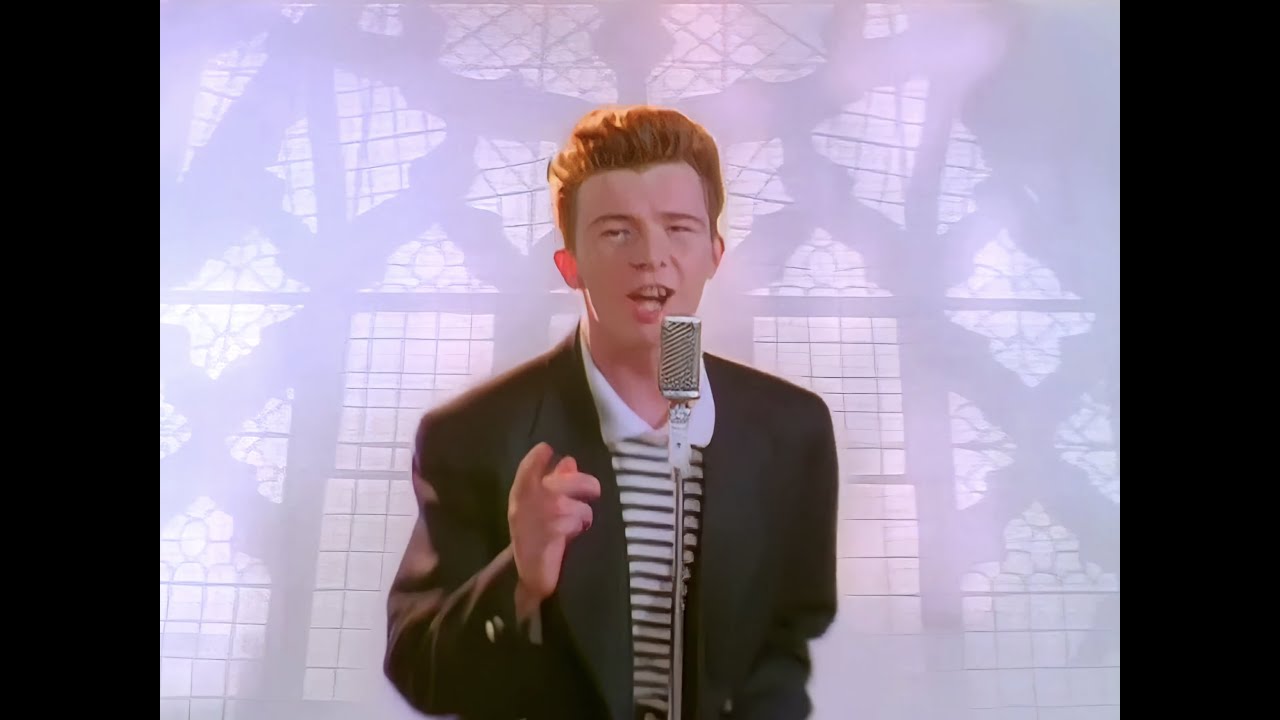 Rick Astley - Never Gonna Give You Up but it's mostly distorted - YouTube