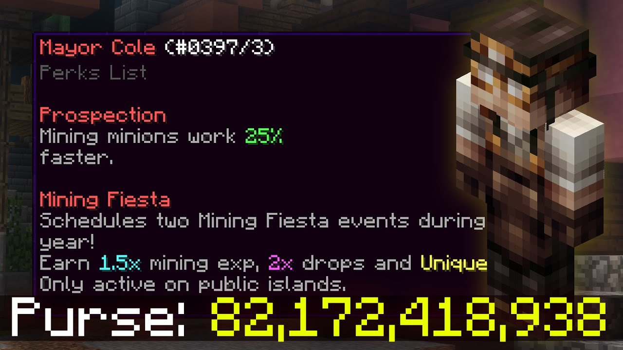 How MAYOR COLE Can Make You MILLIONS In Hypixel Skyblock - YouTube