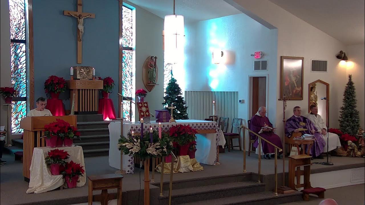12/21/24 4:00pm Fourth Sunday of Advent Vigil Mass at St Philip the Apostle Church Payson - YouTube