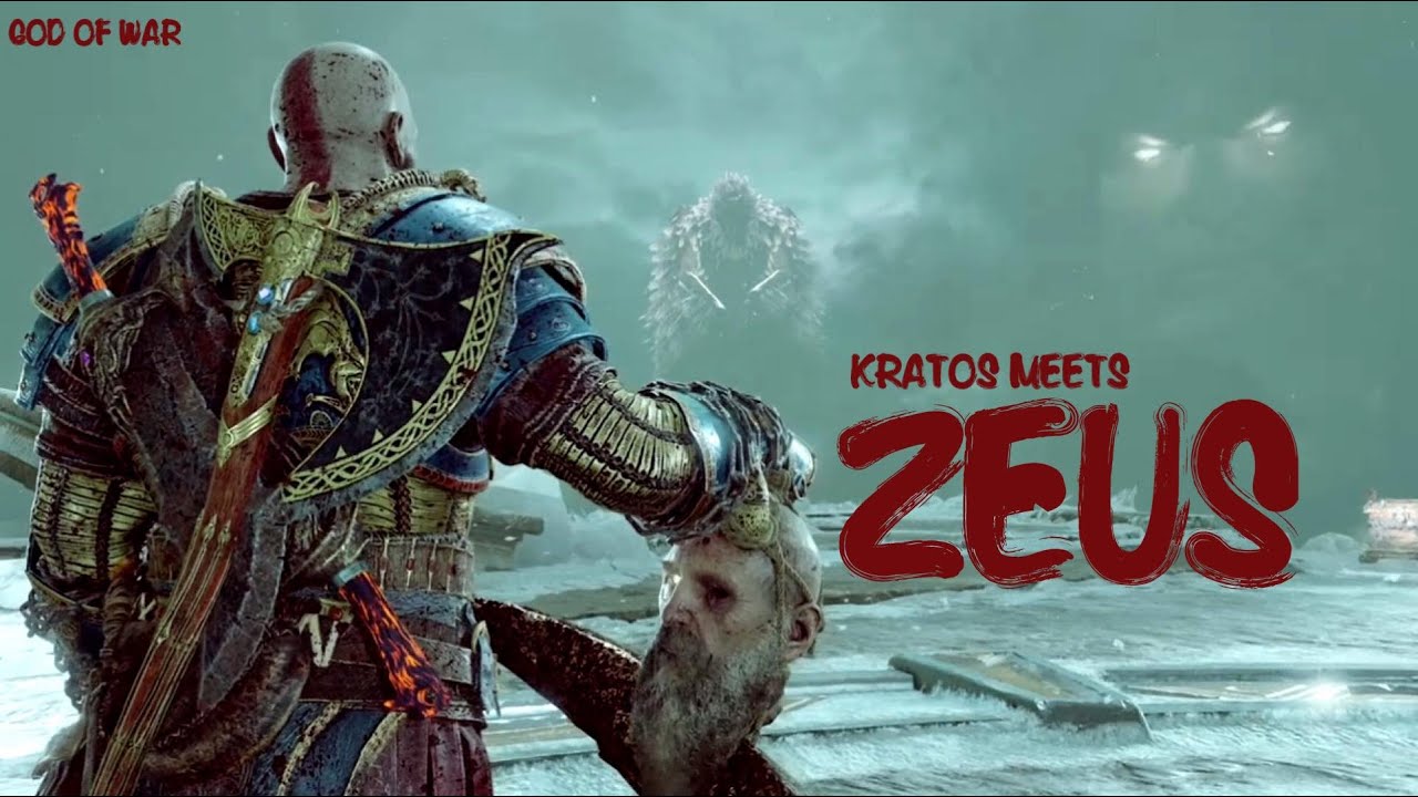 God of War (2018) | Kratos meets Zeus at Helheim | Never go there ...