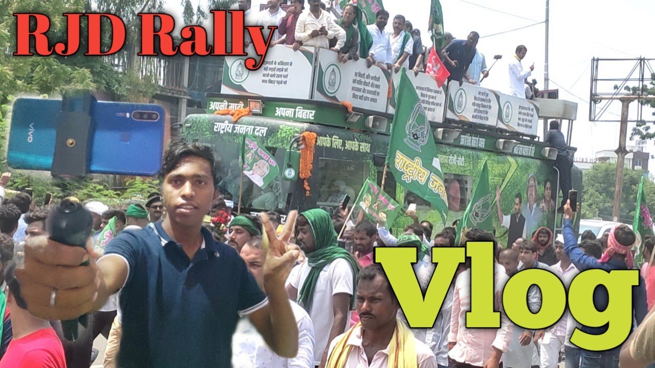 RJD. rally vlog ||patna||#devendrakumarpandit##patnavlog #rjdstatus ...