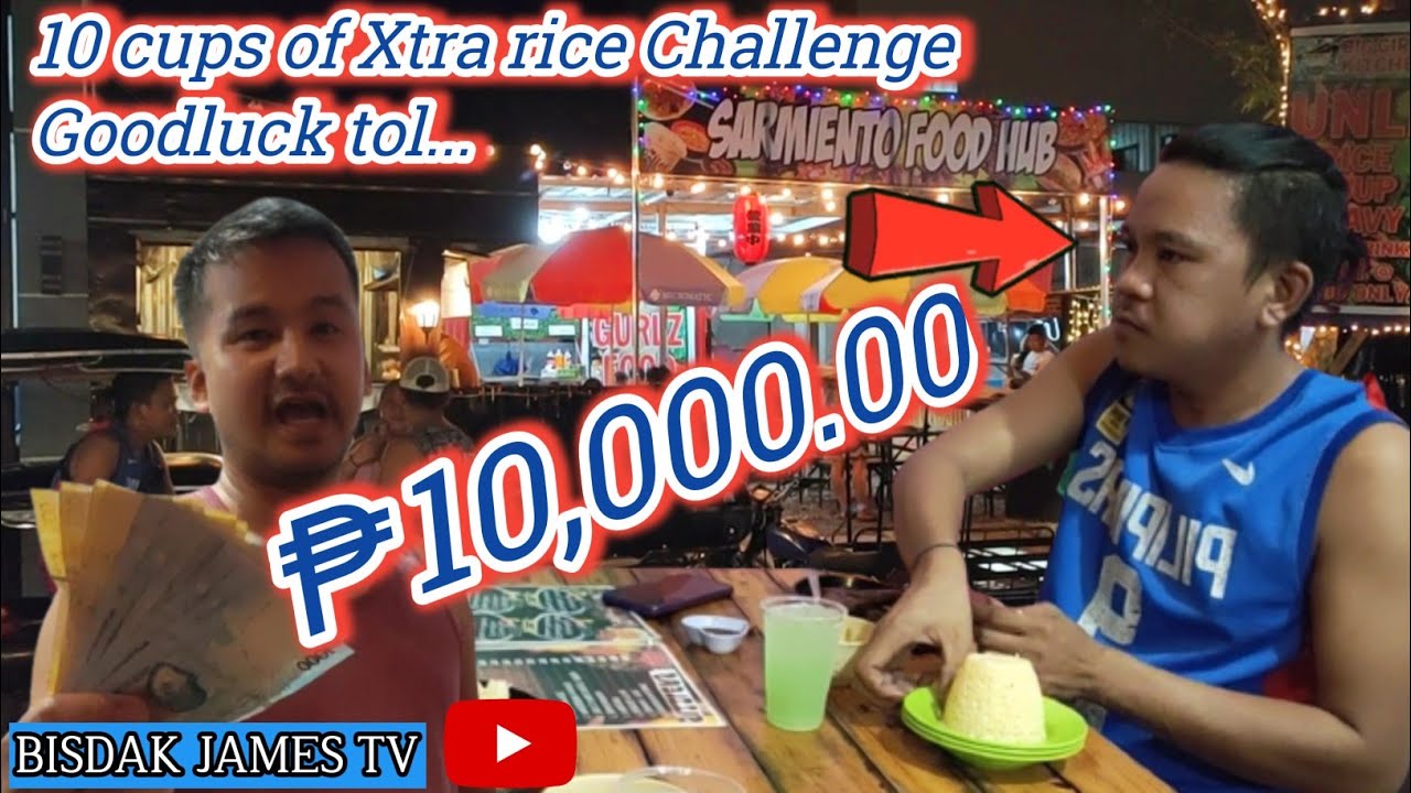 10 cups of extra rice Challenge - YouTube
