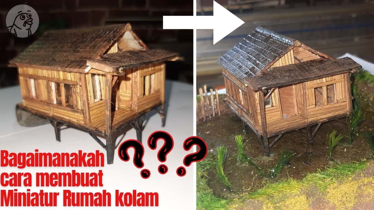 DIY Rumah Miniatur Dengan Biaya Terjangkau - YouTube
