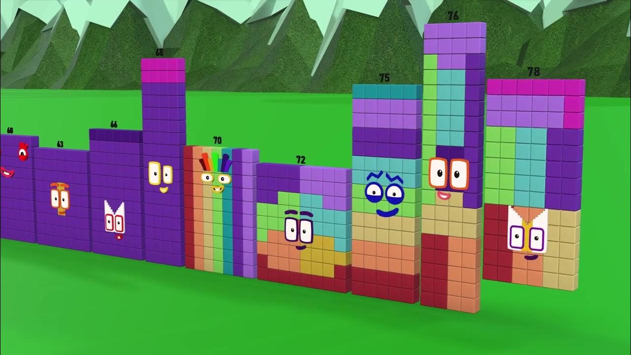 Numberblocks Super Duper Rectangle 99,000 BIGGEST Numberblocks Number Patterns - YouTube