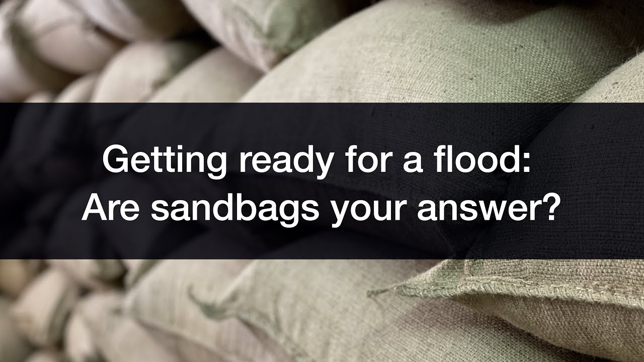 How to Protect Your Home From a Flood Using Sandbags - YouTube