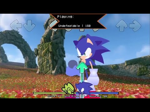 Sonic Frontiers Undefeatable + Break Through it All in FNF - YouTube