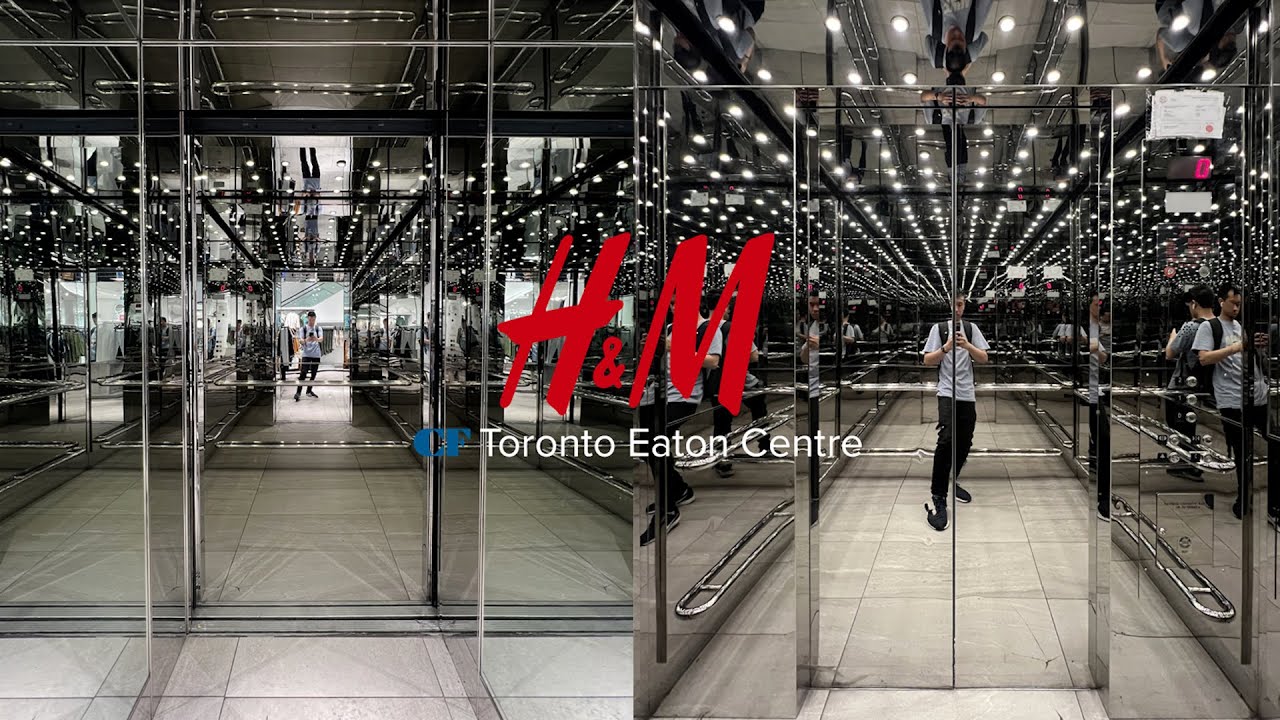 Very Mirrored Fujitec Hydraulic Elevator - H&M, Toronto Eaton Centre ...