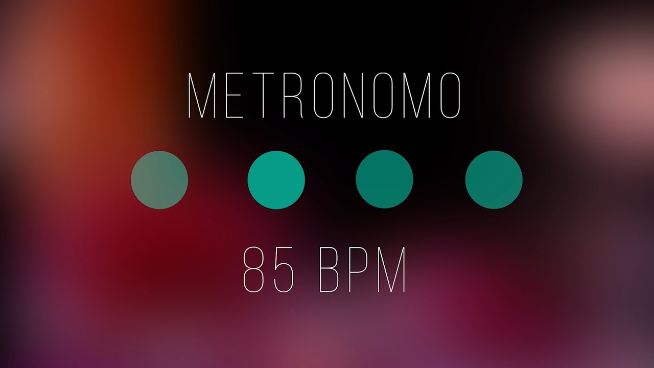 Metronomo 85 Bpm 4/4 - YouTube