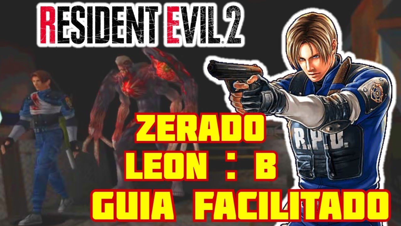 Resident Evil 2 (PS1) Leon B - ZERADO - Guia Facilitado do Cenário B ...