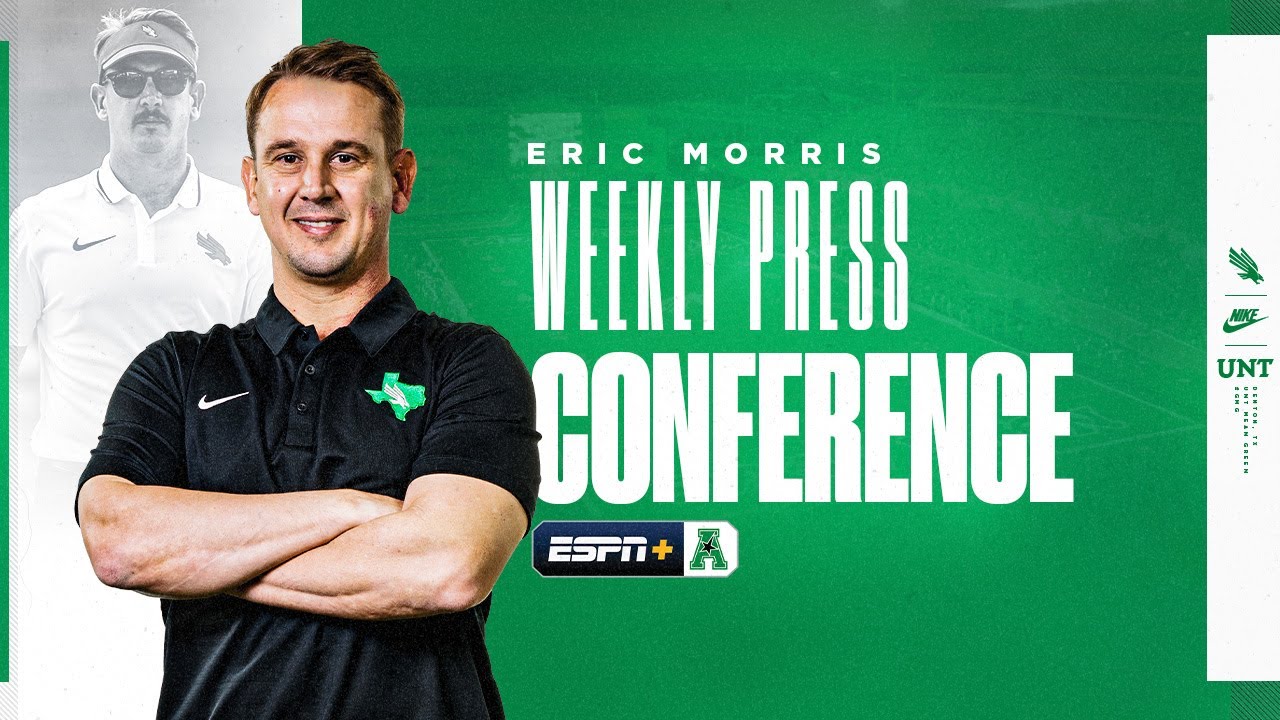 Eric Morris Weekly Press Conference vs LA TECH | Mean Green FB - YouTube