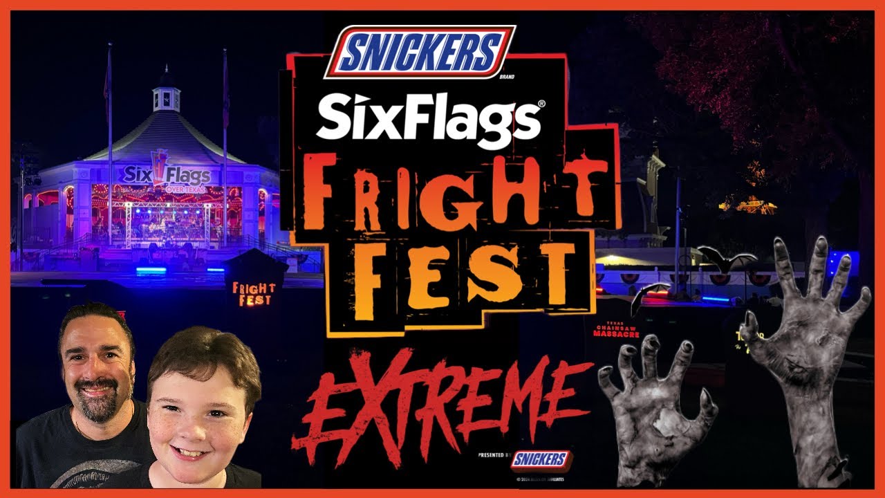 Six Flags Over Texas Fright Fest 2024 Full Scare Zone Walkthrough ...