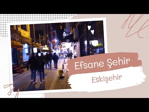 Eskişehir'de Kısa Akşam Vlog'u! Porsuk Çayı,Espark ve Çarşısı.(KY)