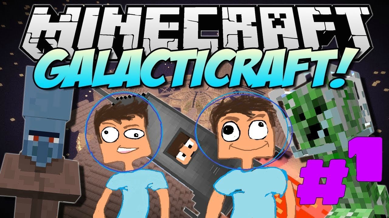 Minecraft Galacticraft - To The Moon Quest Part 1 NASA Workbench - YouTube