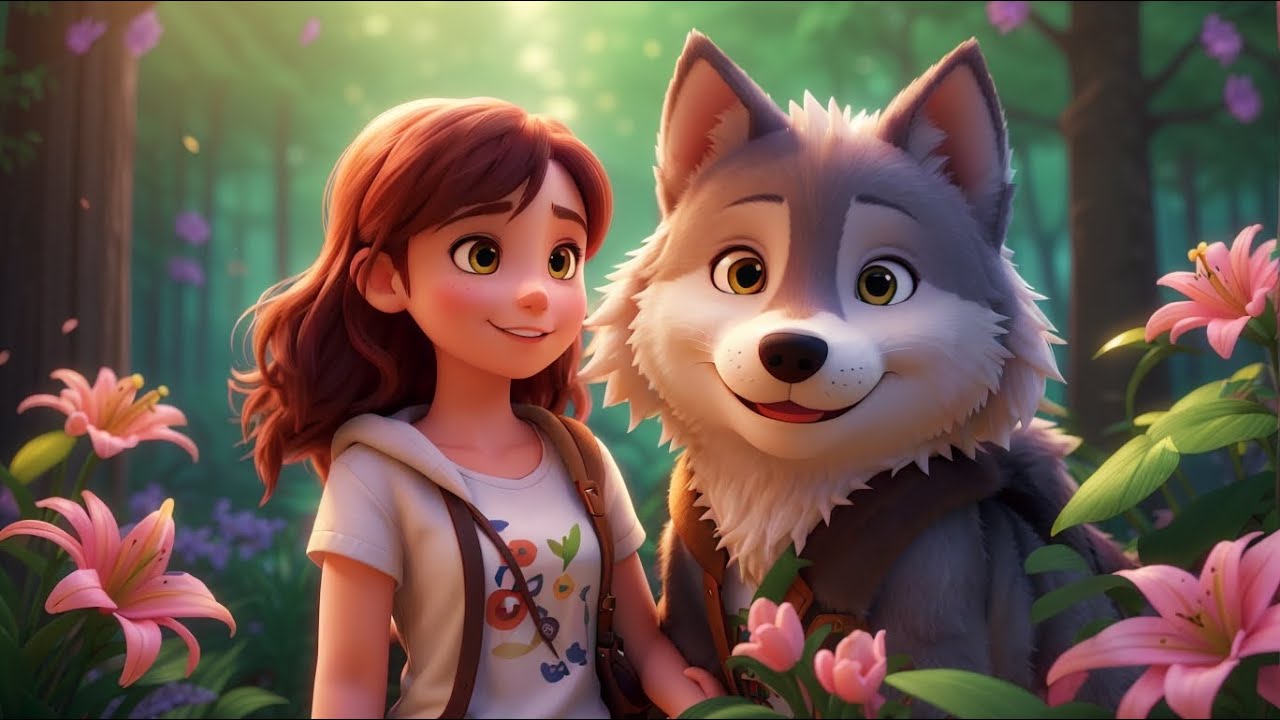 "Lily and Max: An Animated Adventure | Heartwarming Wolf Friendship ...