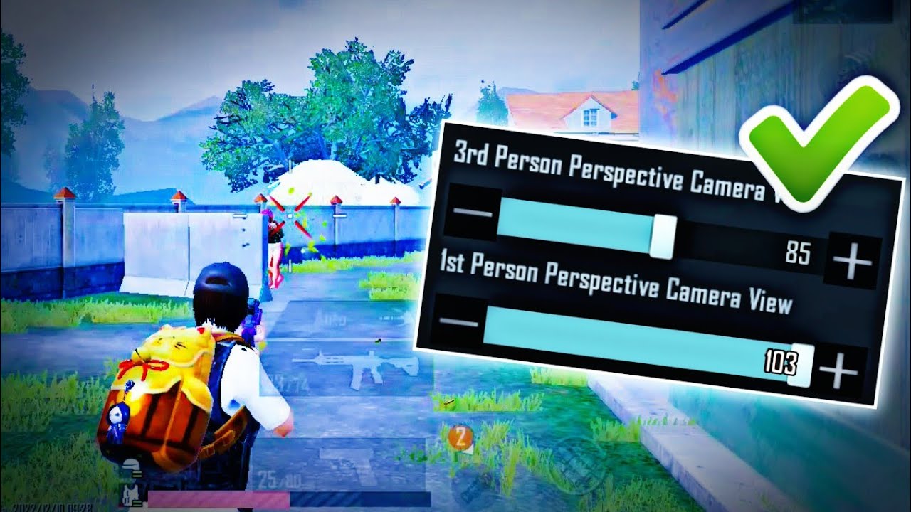 3rd Person Perspective Camera View Satting Bgmi/Pubg Mobile 3rd Person ...