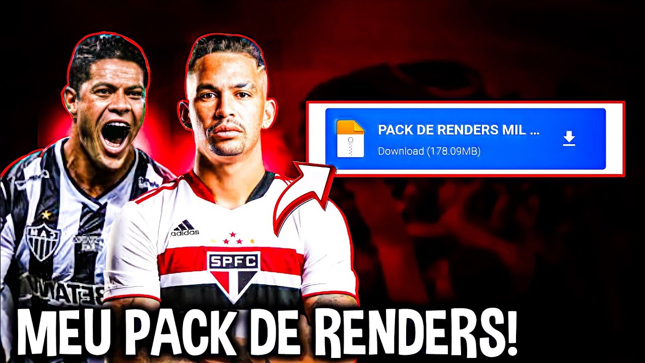 SAIUUUUU!!!! MEU PACK COM + DE 200 RENDERS PARA THUMBNAIL!! BAIXE JÁ ...