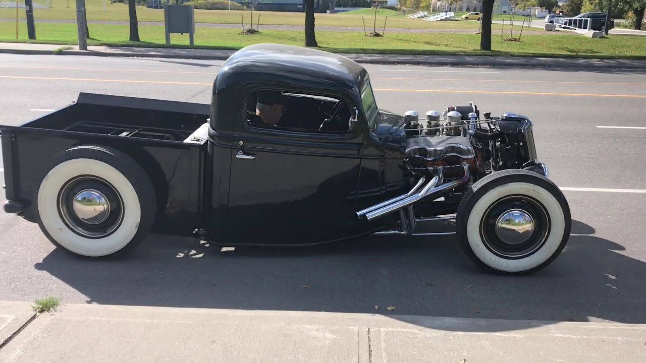 Chevrolet 348 W big block motor - 1937 Ford pick up truck - Hot Rod ...