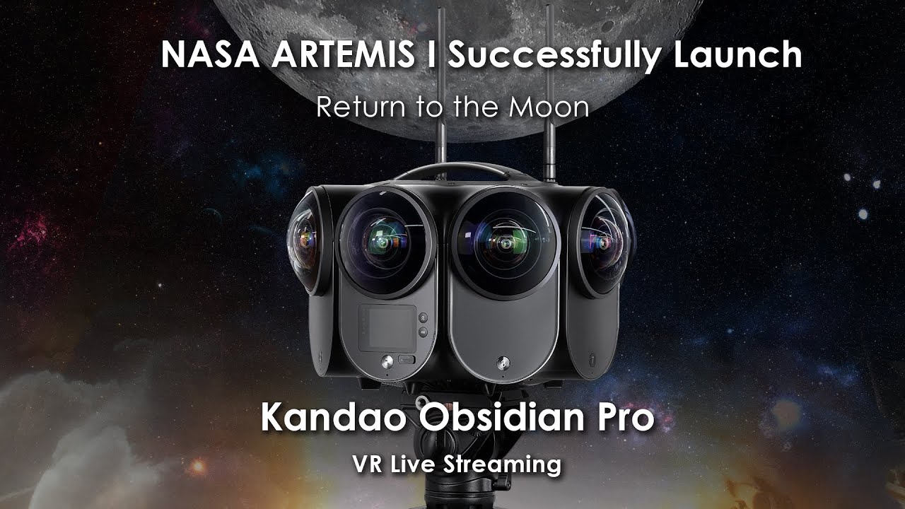 8K 360° Live Streaming on NASA Artemis I Launch - YouTube