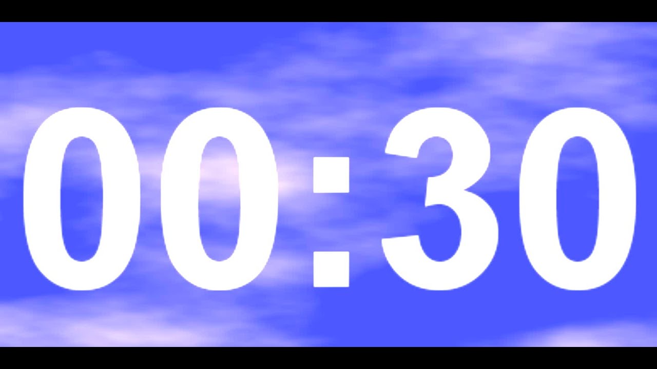 30 sec timer | Set a timer for 30 seconds | Timer with seconds ...