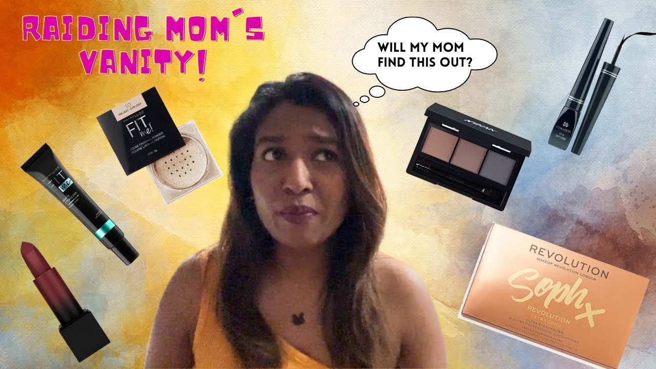 Raiding Moms Vanity | FULL Face of MAKEUP #goodgenegoodlooks - YouTube