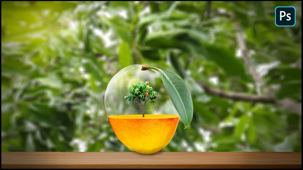 HOW TO CREATE TRANSPARENT MANGO IN PHOTOSHOP/Photoshop Me Kaise ...