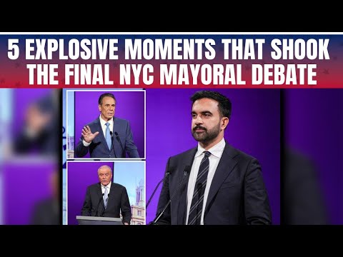 Final NYC Mayoral Debate 5 Most EXPLOSIVE Moments| Mamdani Vs Cuomo Vs Sliwa Turns Heated On LIVE TV
