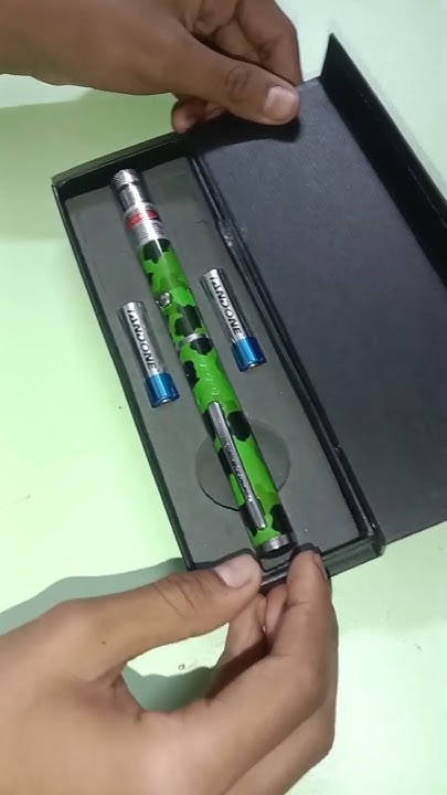 Green leaser pointer unboxing video 😎 - YouTube