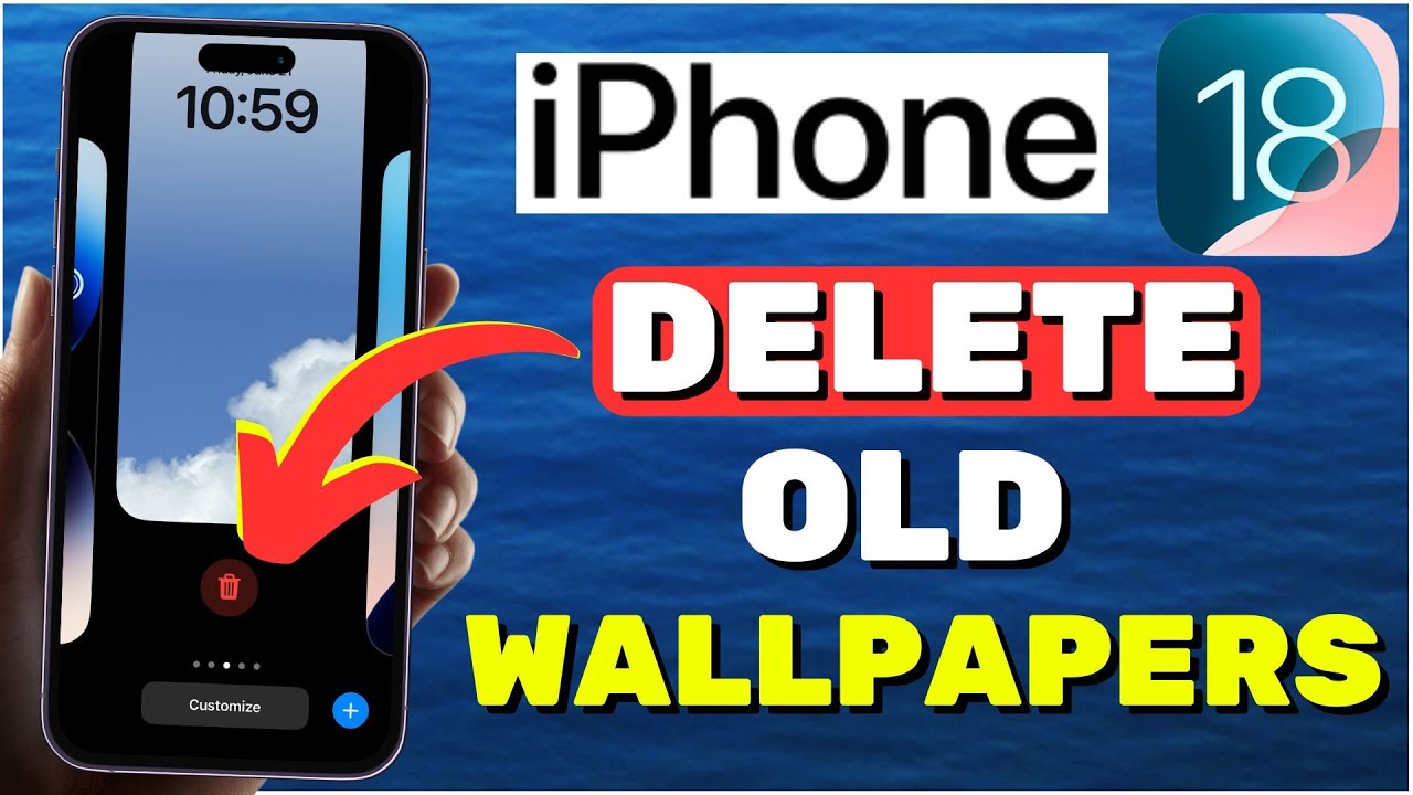 How To Delete Old Wallpapers On iOS 18! - YouTube