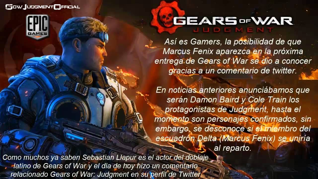 Gears of War Judgment (Marcus Fenix Oficial Aparicion En Gow Judgment ...
