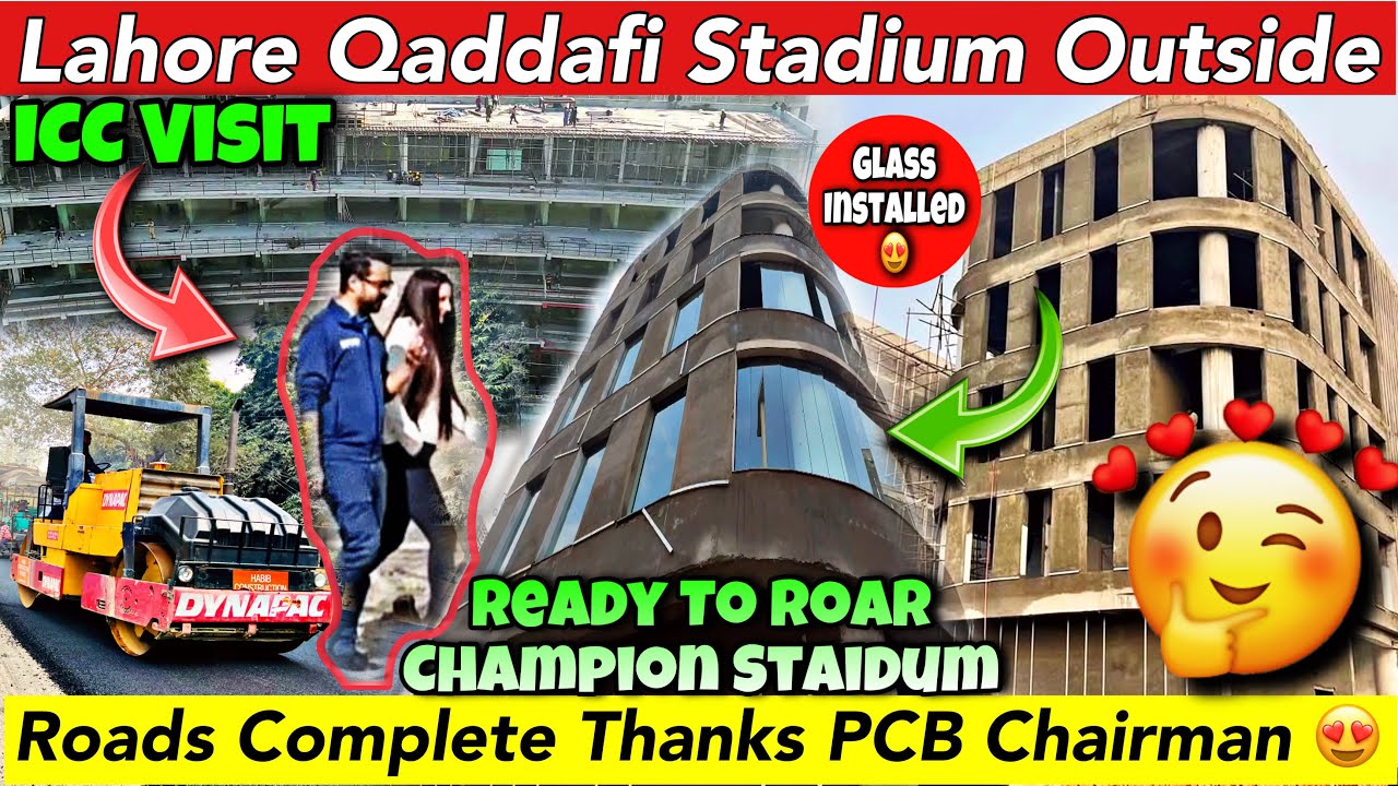 Qaddafi Stadium Renovation-Icc Surprise Visit-Near To Complete Work # ...