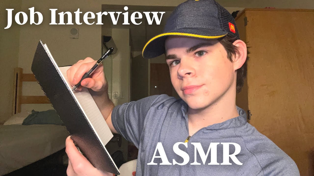 ASMR Job Interview Roleplay ( Asking You Questions ) - YouTube