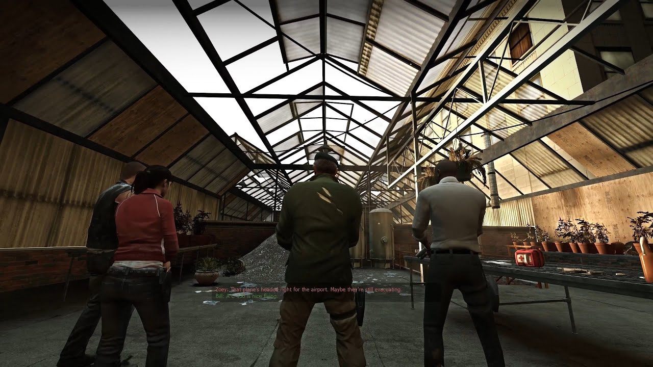 Left 4 Dead Campaign Gameplay 354 - Dead Air Daytime: 1: The Greenhouse ...