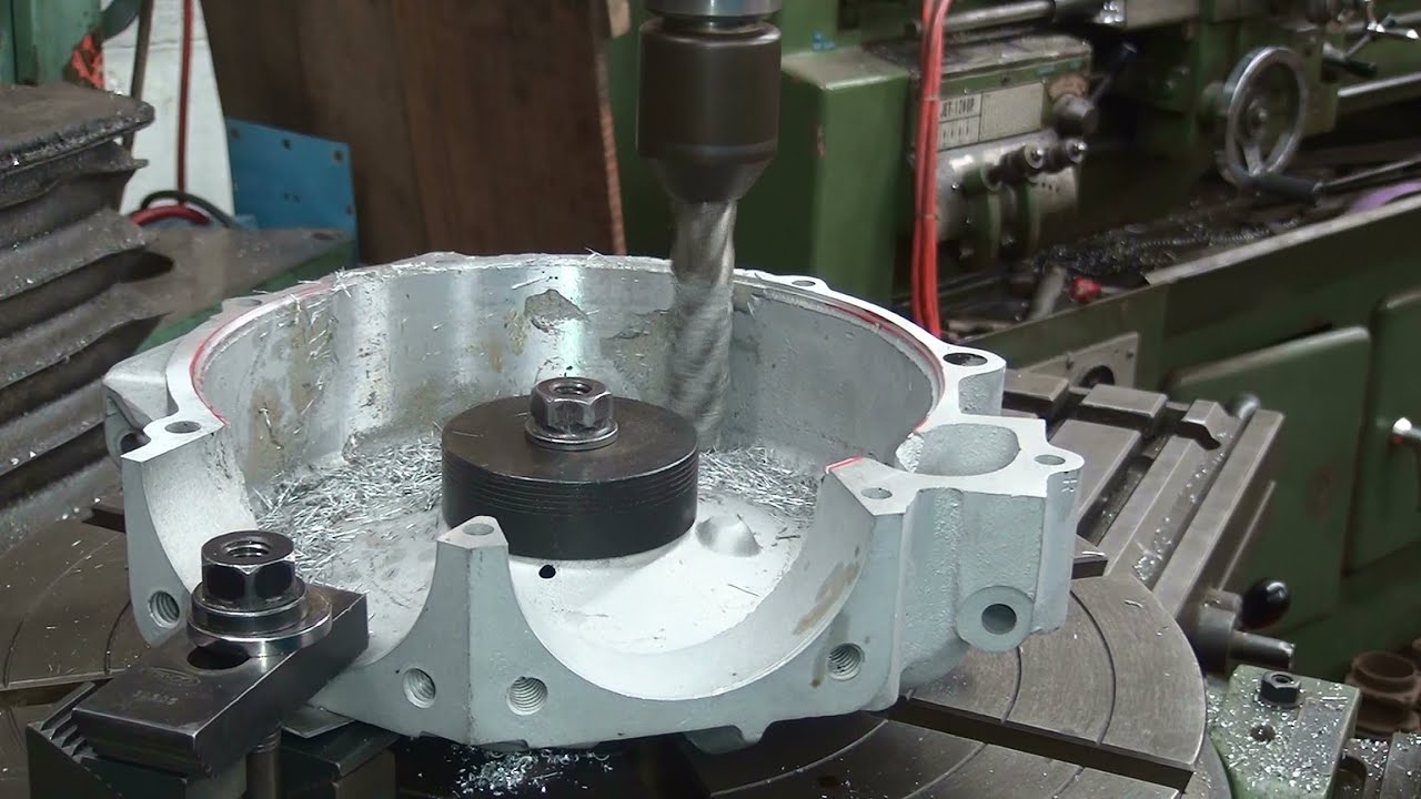 #125 1947 EL case welding knucklehead 74ci motor weld and machining ...