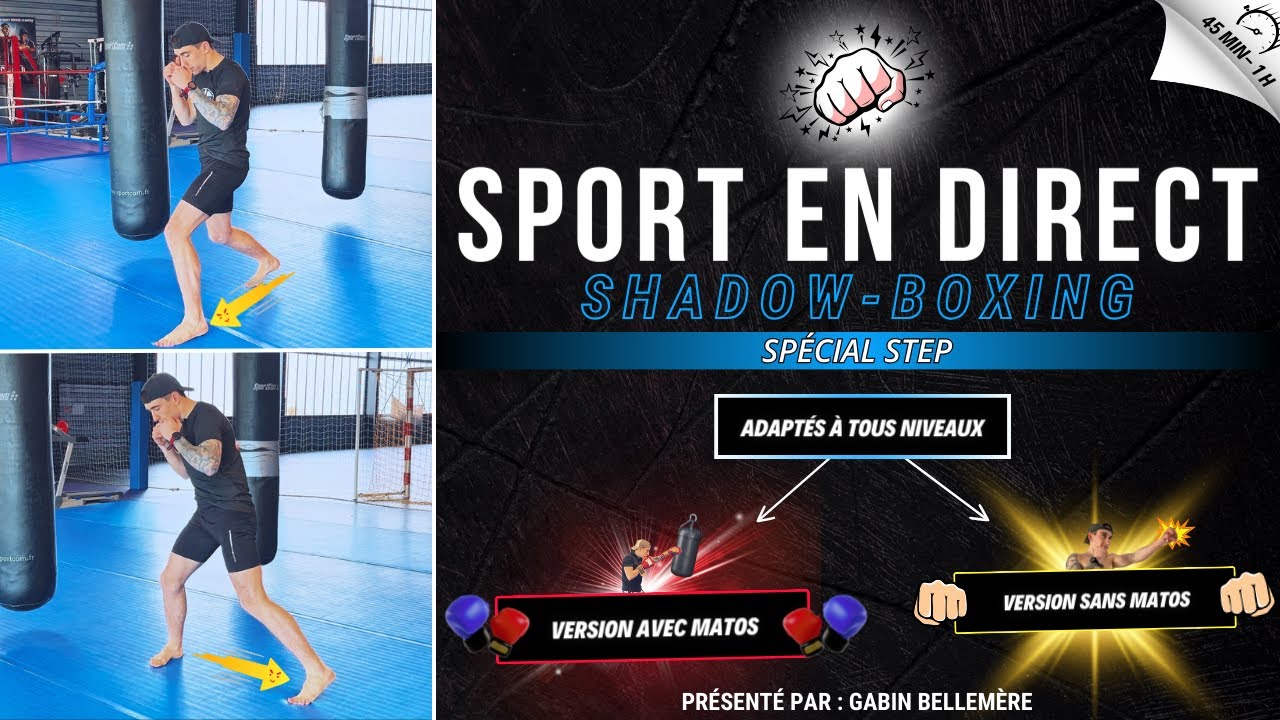 Entraînement de Boxe : Techniques de Step - YouTube