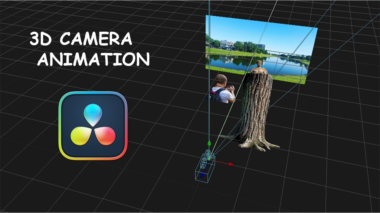 Learn how to create in 3 Minutes! Davinci Resolve 3D Camera tutorial ...