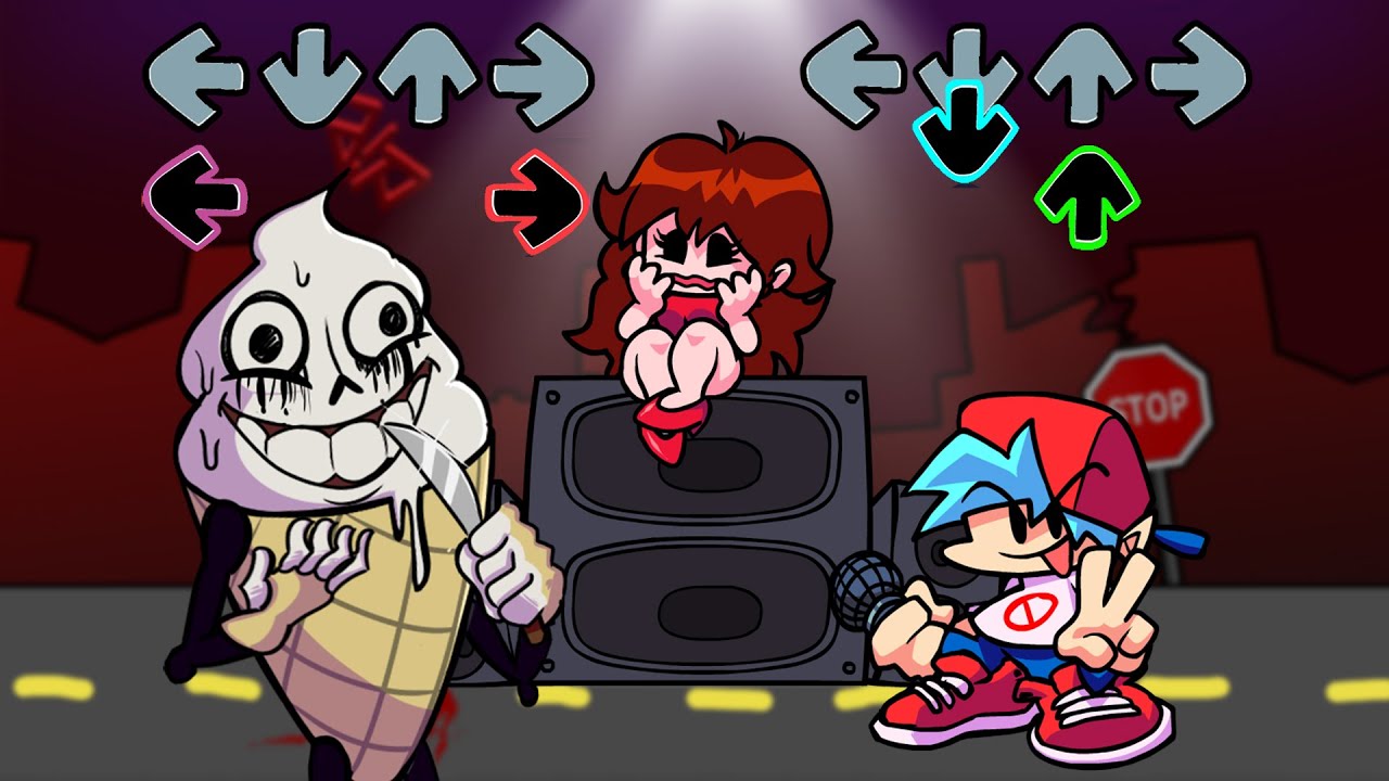 Un HELADO DEMONIO quiere ACABAR con BF y GF - Friday Night Funkin VS ...