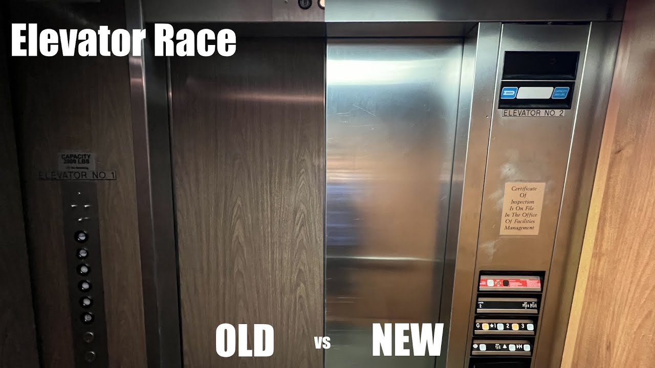 Elevator Race - Old vs New! - YouTube